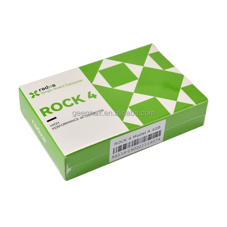 Rock Pi 4 Model A 4gb Six Core Sbc Single Board Rock Pi 4a 4g Mini Pc ...