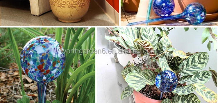 Decorative Glass Watering Bulbs - Automatic Drip Irrigation