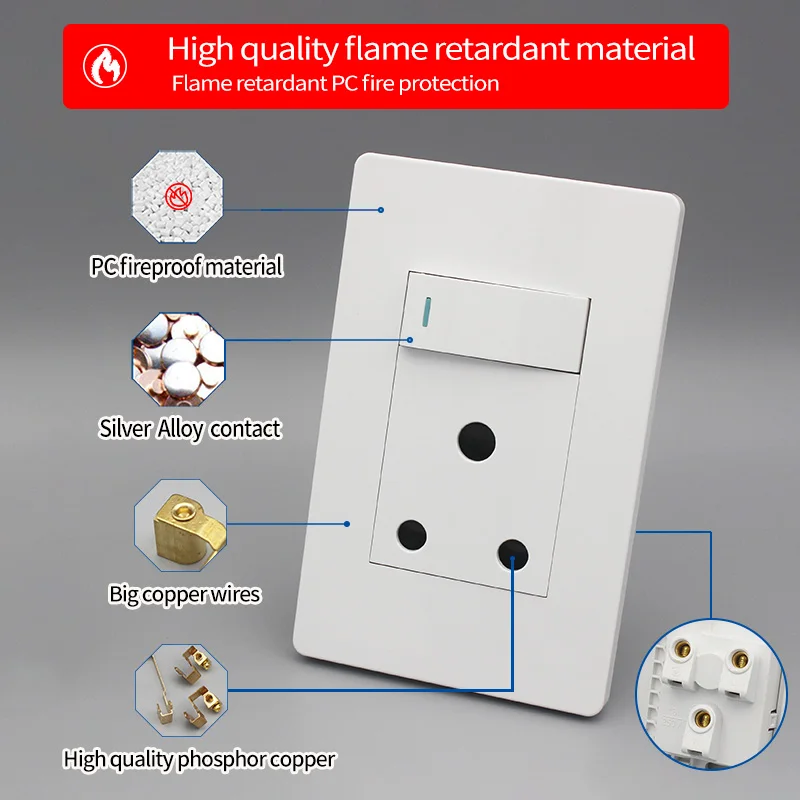 Home Electrical Maximum Current 16a Brazilian Socket 2 Brazil Socket ...