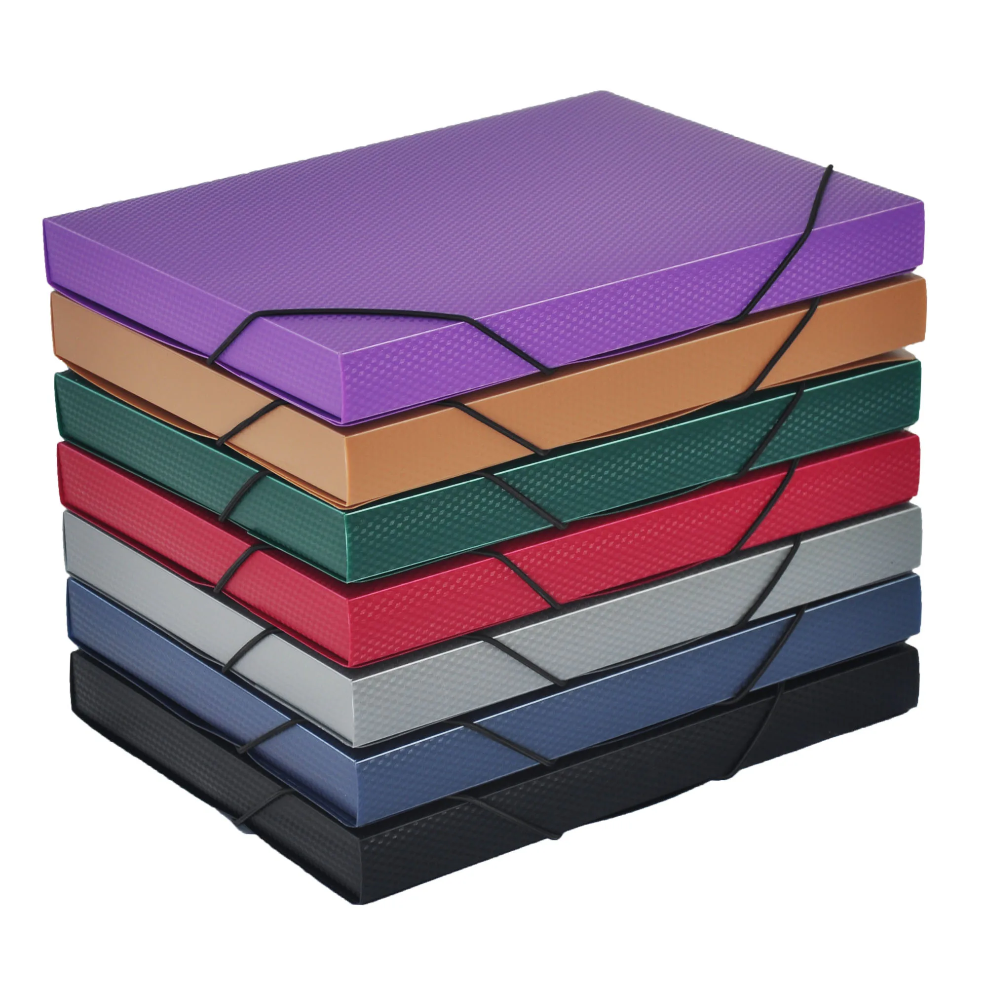 A4 Size PP Solid Color File Organizer Box Plastic Document Box PP Files ...