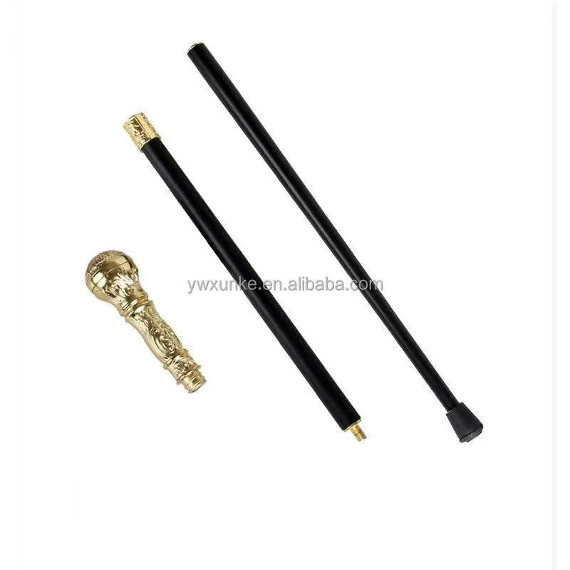 Elegant Golden Walking Crutches - Luxury Hiking Sticks