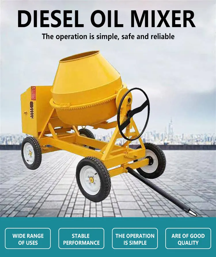 400l Concrete Mixer - Efficient and Reliable Self-loading