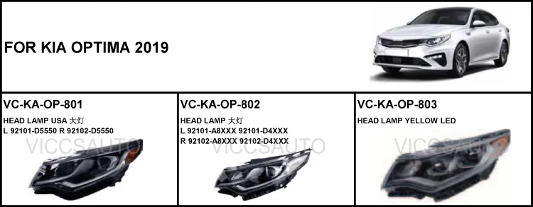 OEM 86350-D4500 for KIA OPTIMA 2019 - LED Headlight Kit