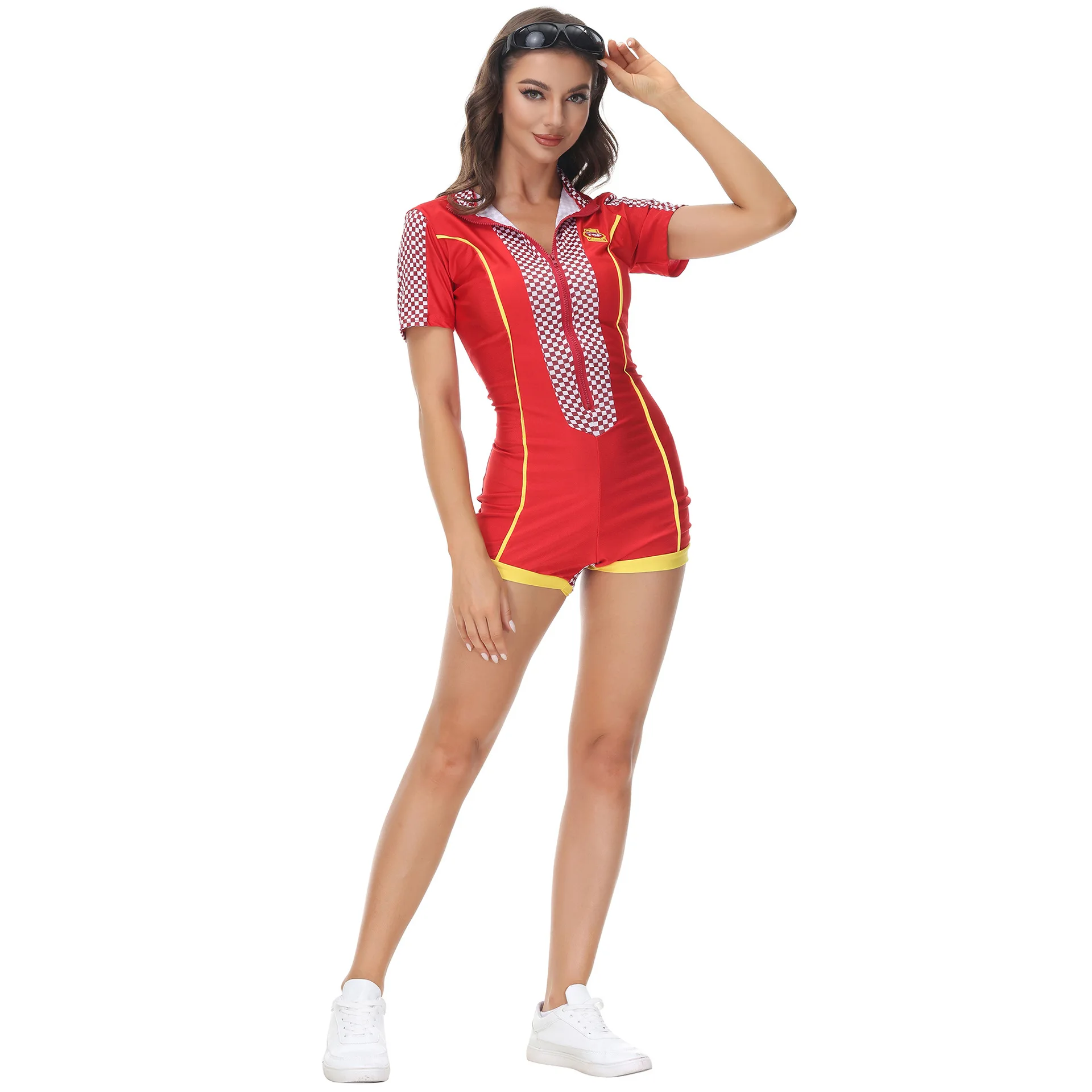 One-piece Female Racing Suit - F1 Biker Suit Club Girl