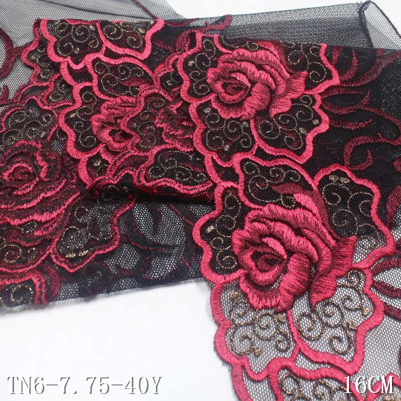Black And Red Lace Ribbon