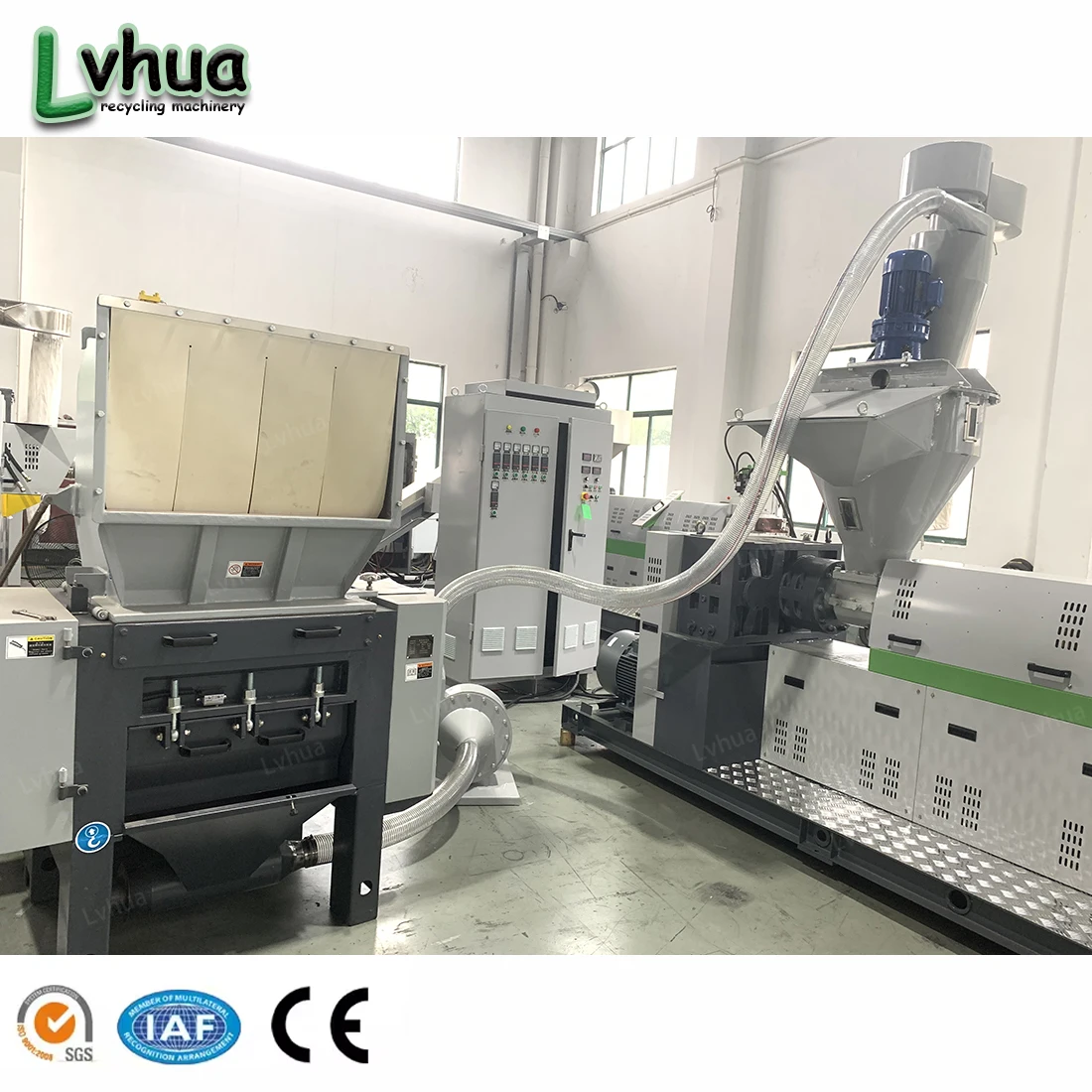 Polypropylene Polyethylene Fiber Recycled Making Machine/waste Pe Pe ...