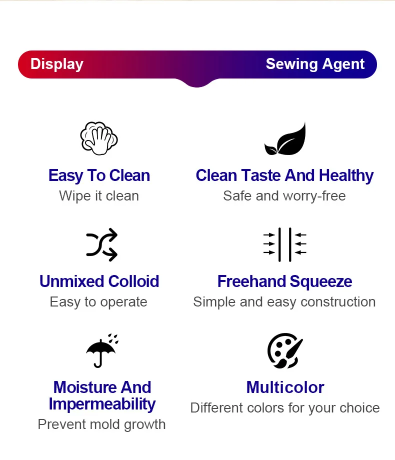 Water-Based Sewing Agent Seam Beautifying Glue Waterproof and Mildew ...