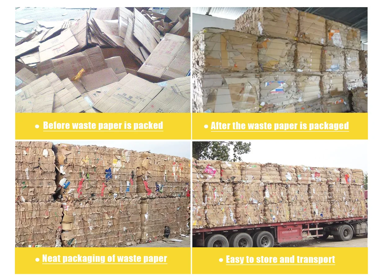 Hydraulic Driven Recycling Vertical Baler Equipment /wool Baling Press ...
