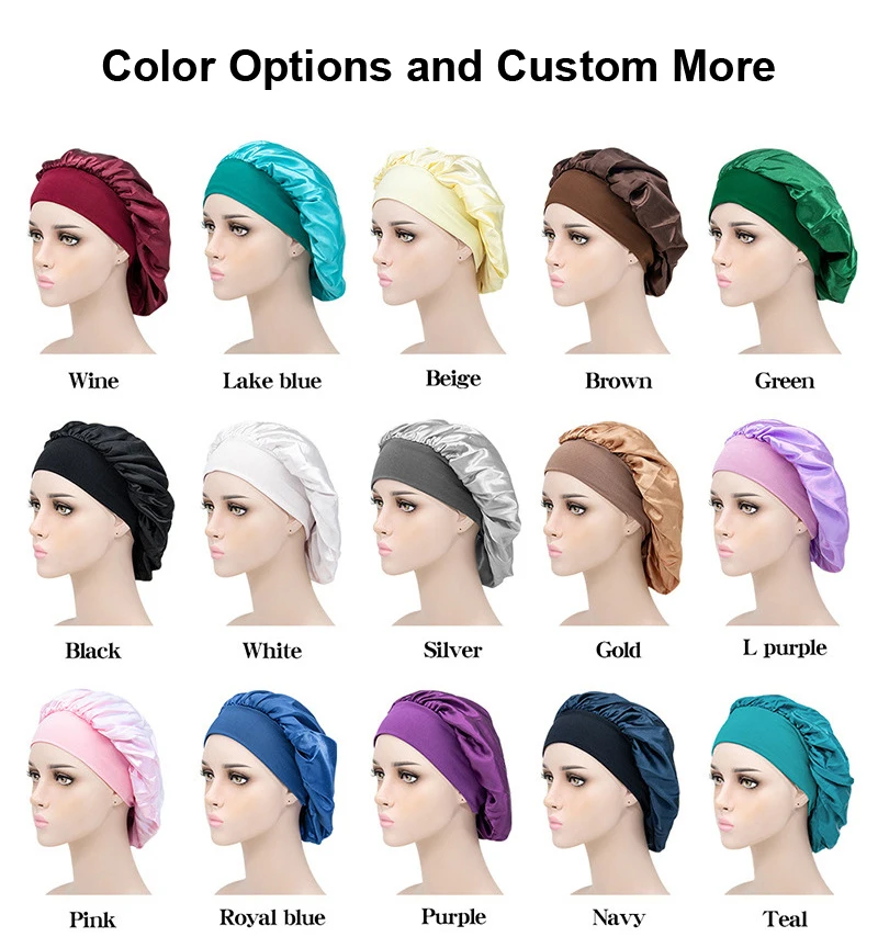 Shop Our New Arrival Hair Bonnets - High Quality Satin Caps