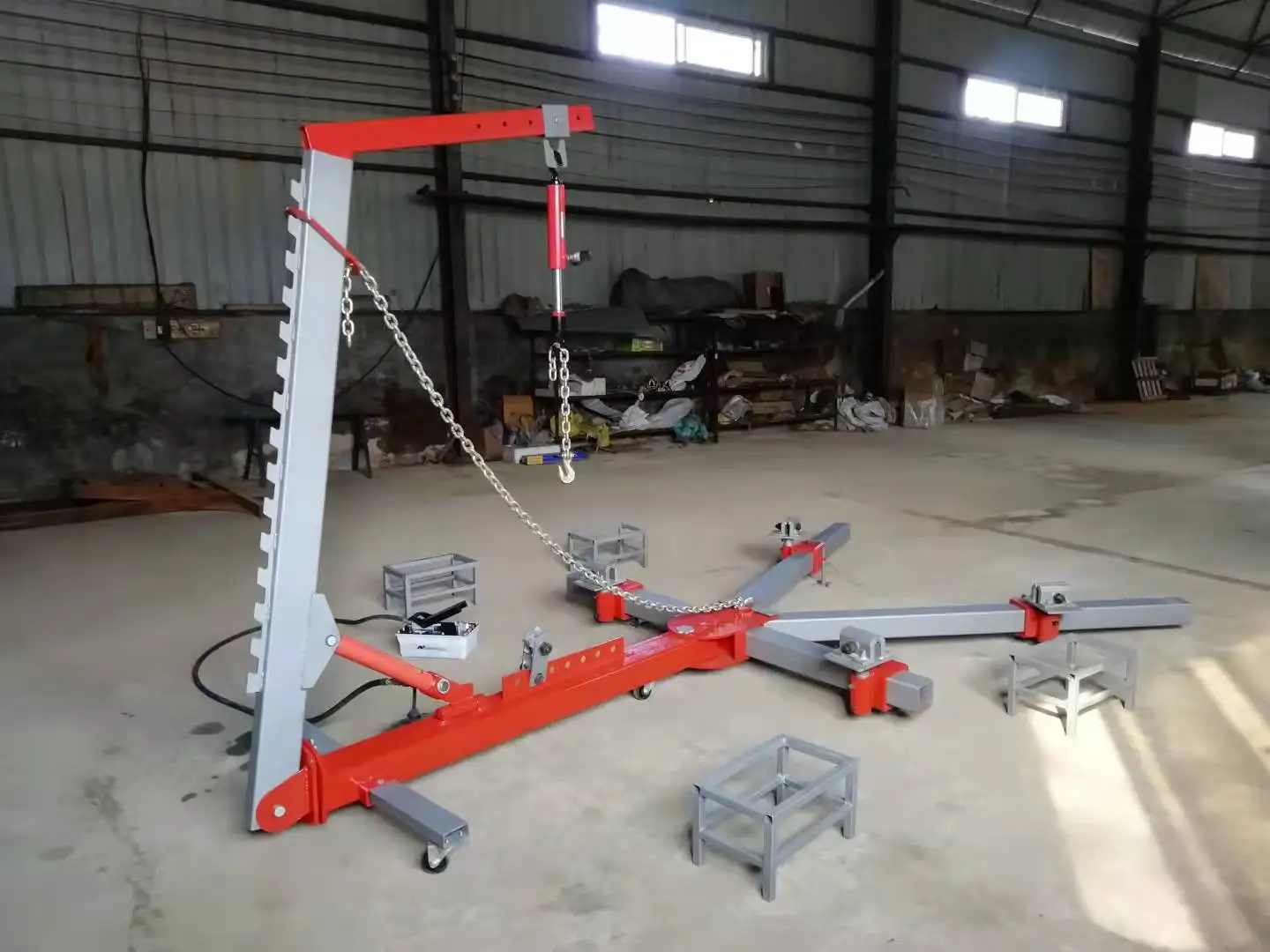 3000kg Automotive Chassis Frame Bench - Quick Repair System