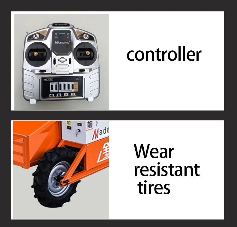All-terrain Remote Control Transport Vehicle for Farms