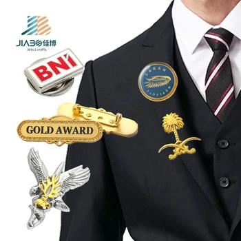 Personalized Company Logo Enterprise Metal Badges Brooches Women Men ...