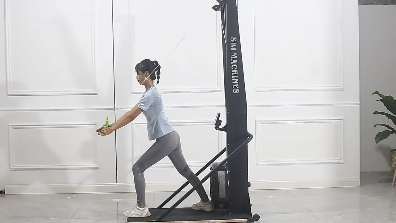 Custom Logo Indoor Workout Exercise Skier Machine Ski Trainer Skiing ...