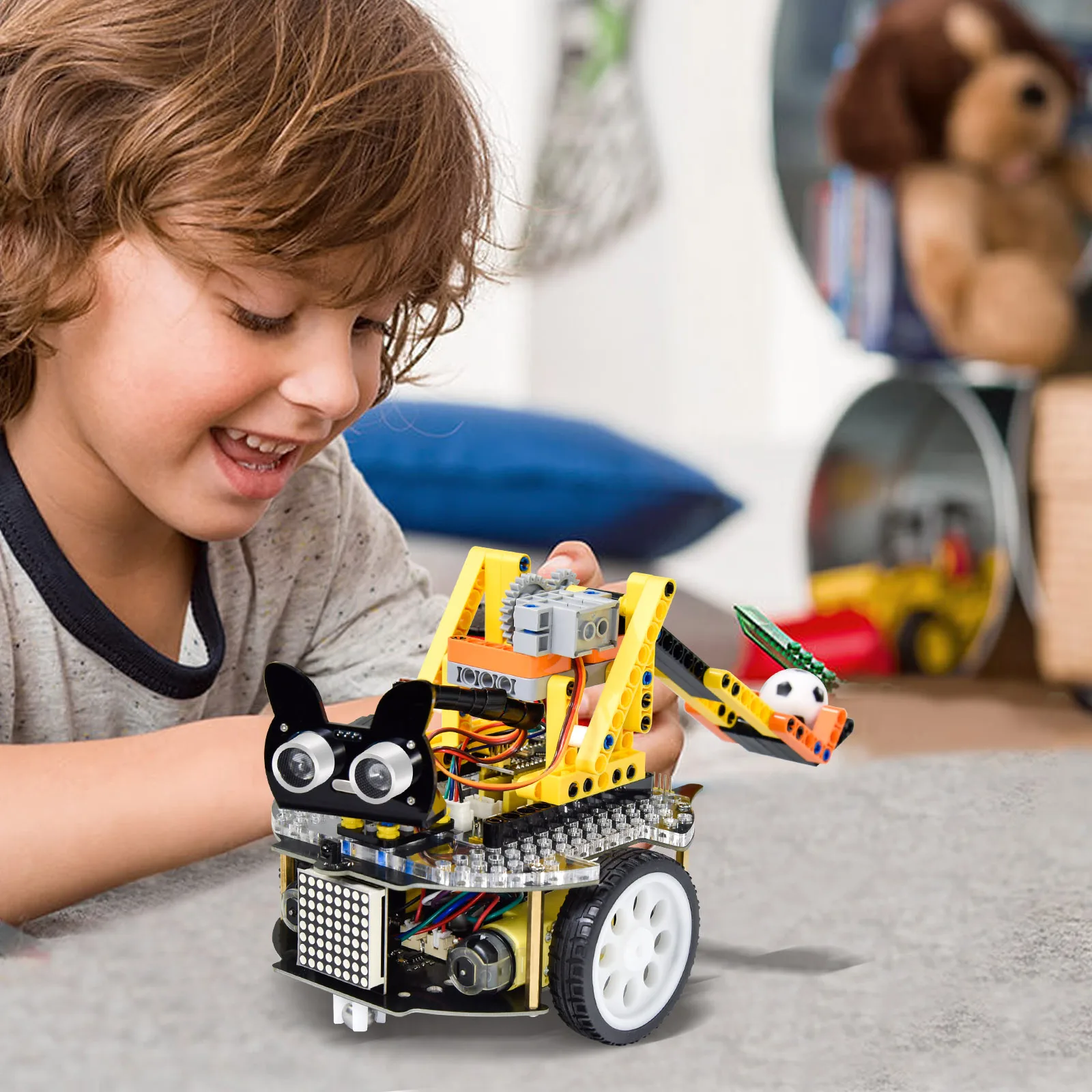 Keyestudio Beetlebot 3 in 1 Robot Kit for Arduino STEM Education