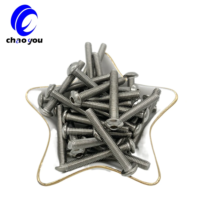 Din933 M1.6-m52 Black Galvanized Carbon Steel Stainless Steel 304 316 ...