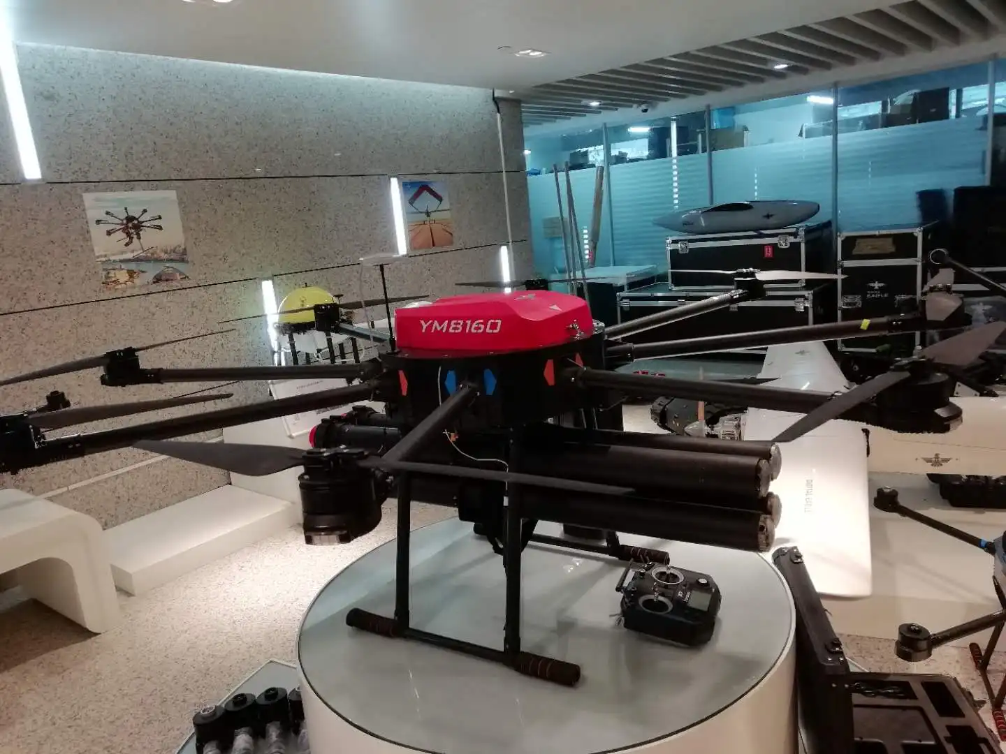 Drone Fire Fighter With Fire Extinguisher Ball Release And Drop Device ...