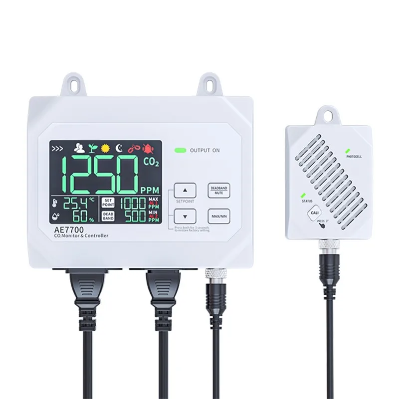 Ae7700 Model Digital Wall Mount Co2 Controller Co2 Monitor Meter For ...