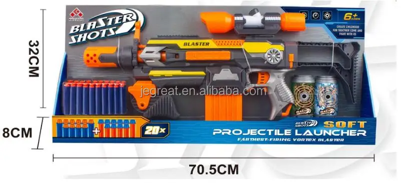 DIY Motorized Blaster Toy Gun - Eco-Friendly Fun for Boys