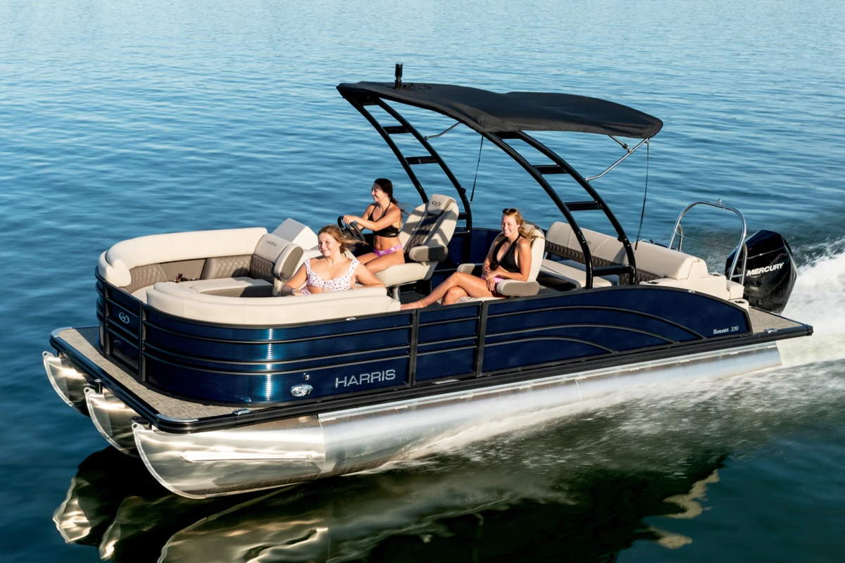 Ecocampor 24ft Party Boat - Fiberglass Pontoon for Sale