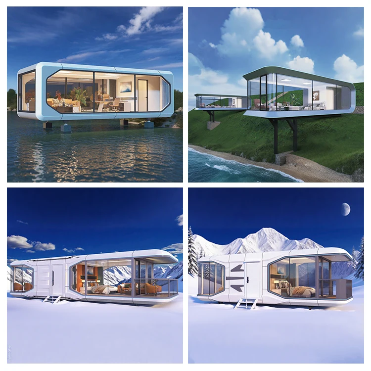 Modular Prefab Space Capsule Container Houses Modern Tiny Luxury Space ...