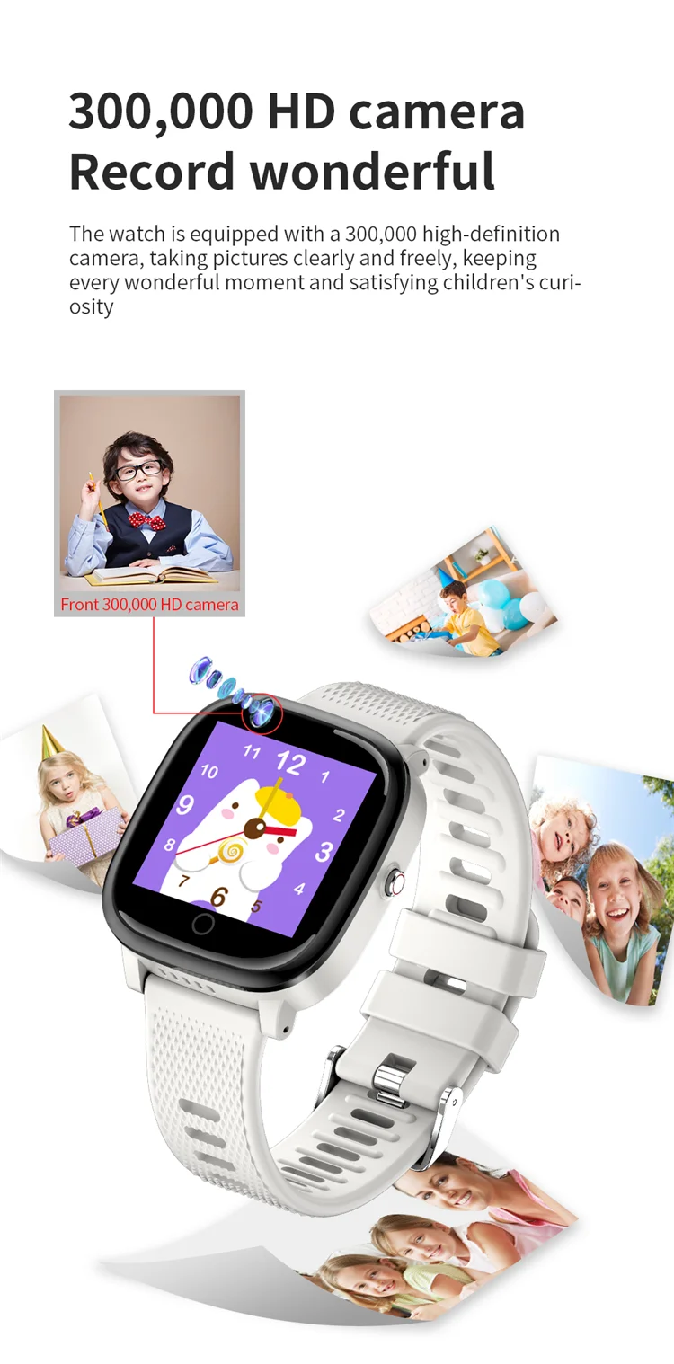 4G Video Call HW116 Kids Smartwatch - Anti Lost Alarm Clock