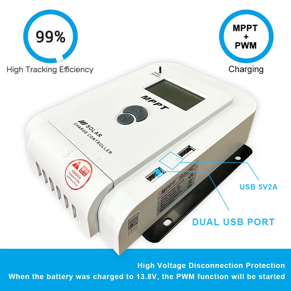 12V 24V Auto MPPT Regulator - Efficient Solar Control