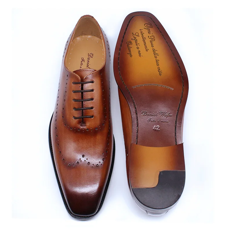 Sh12508a Square Toe Formal Shoes Men Black Shoes 2024 Chaussure ...