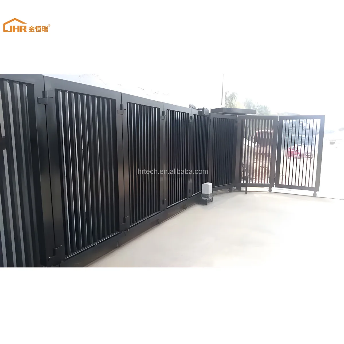 Jhr Sliding Gate Design Curved Sliding Gate Automatic Sliding Luxury ...