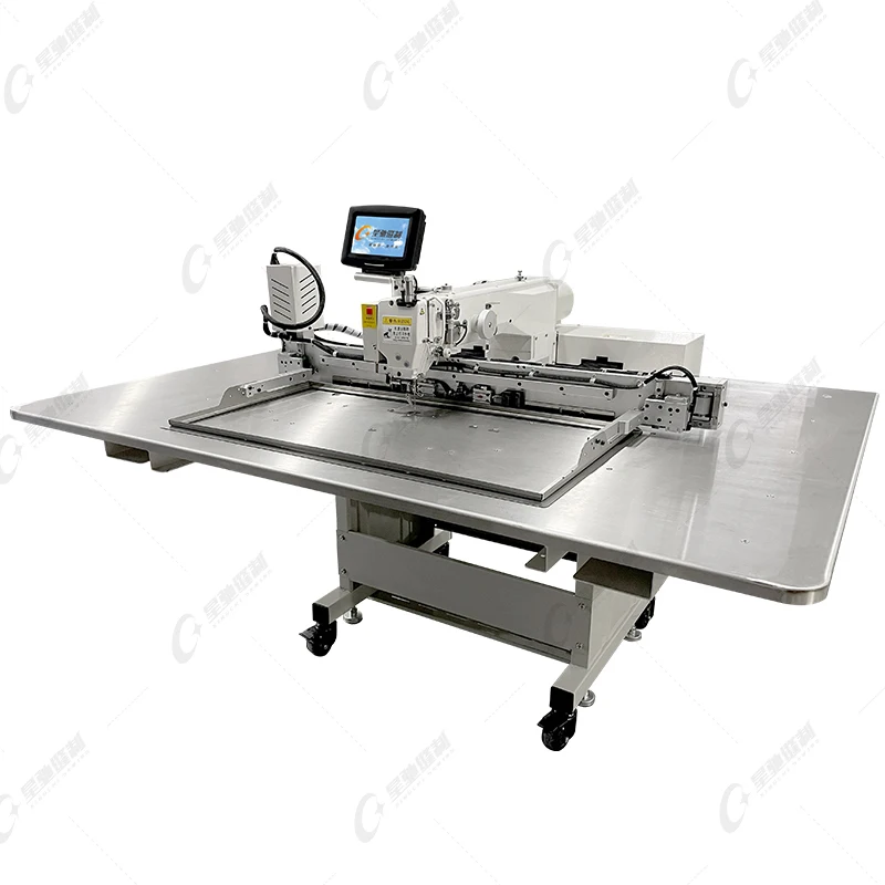 8040 Type Automatic Computer Pattern Sewing Machine Thread Trimmer Manual Feed Mechanism Garment ...