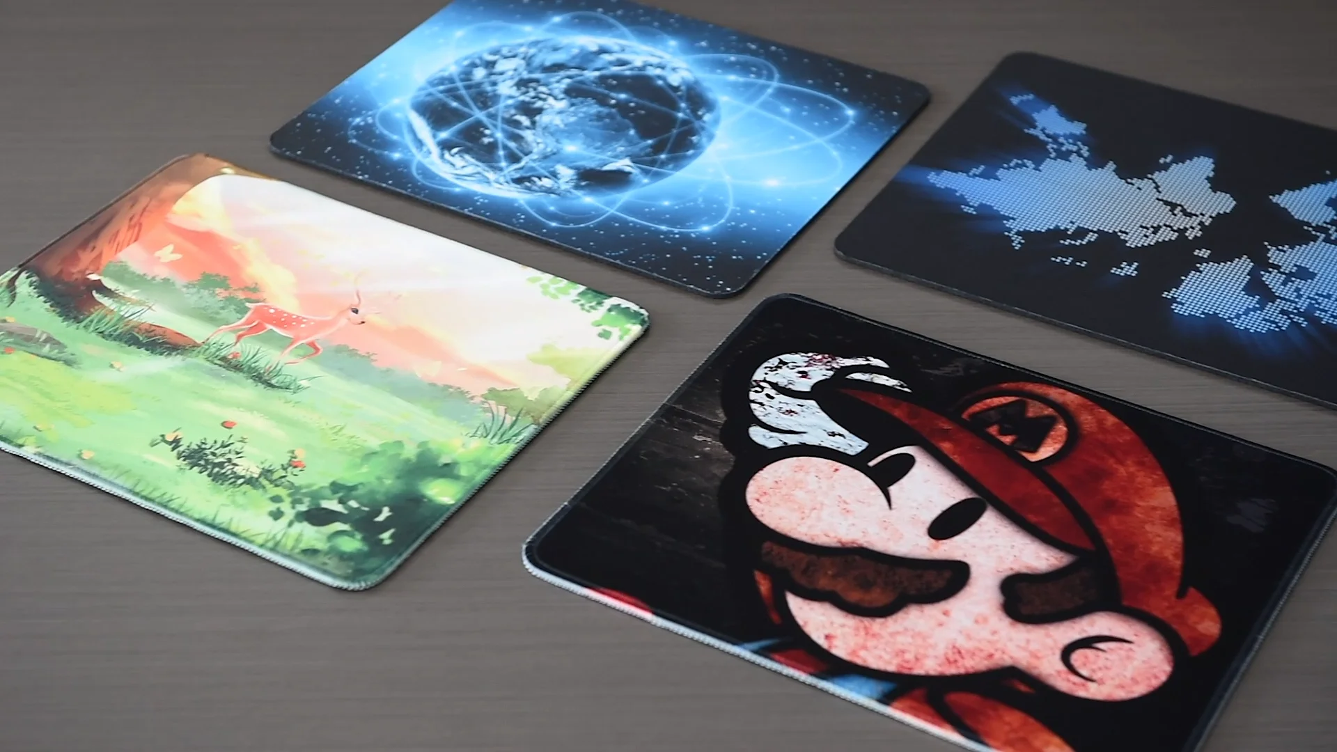 High Quality Natural Rubber Mouse Pad New Style Custom Size Stars Sky ...