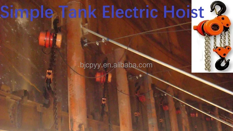 Waterproof Electric Hoist for LNG Storage Tank Maintenance in Extreme ...