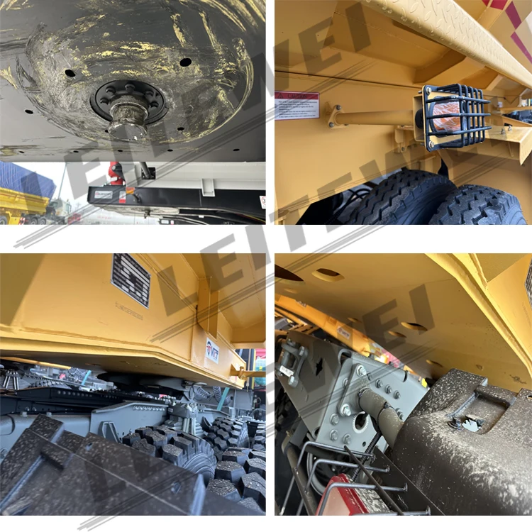 Customized 3axle 4 Axles 80ton Heavy Duty Dumper Trailer 60T Tipper ...
