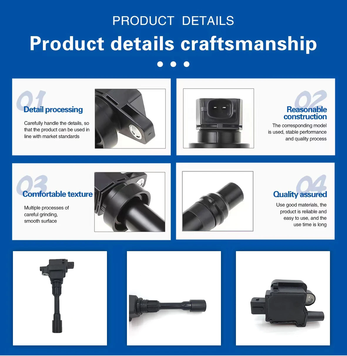 High Quality Engine Ignition Coil F01r00a011 F01r00a062 483qb3705100 ...