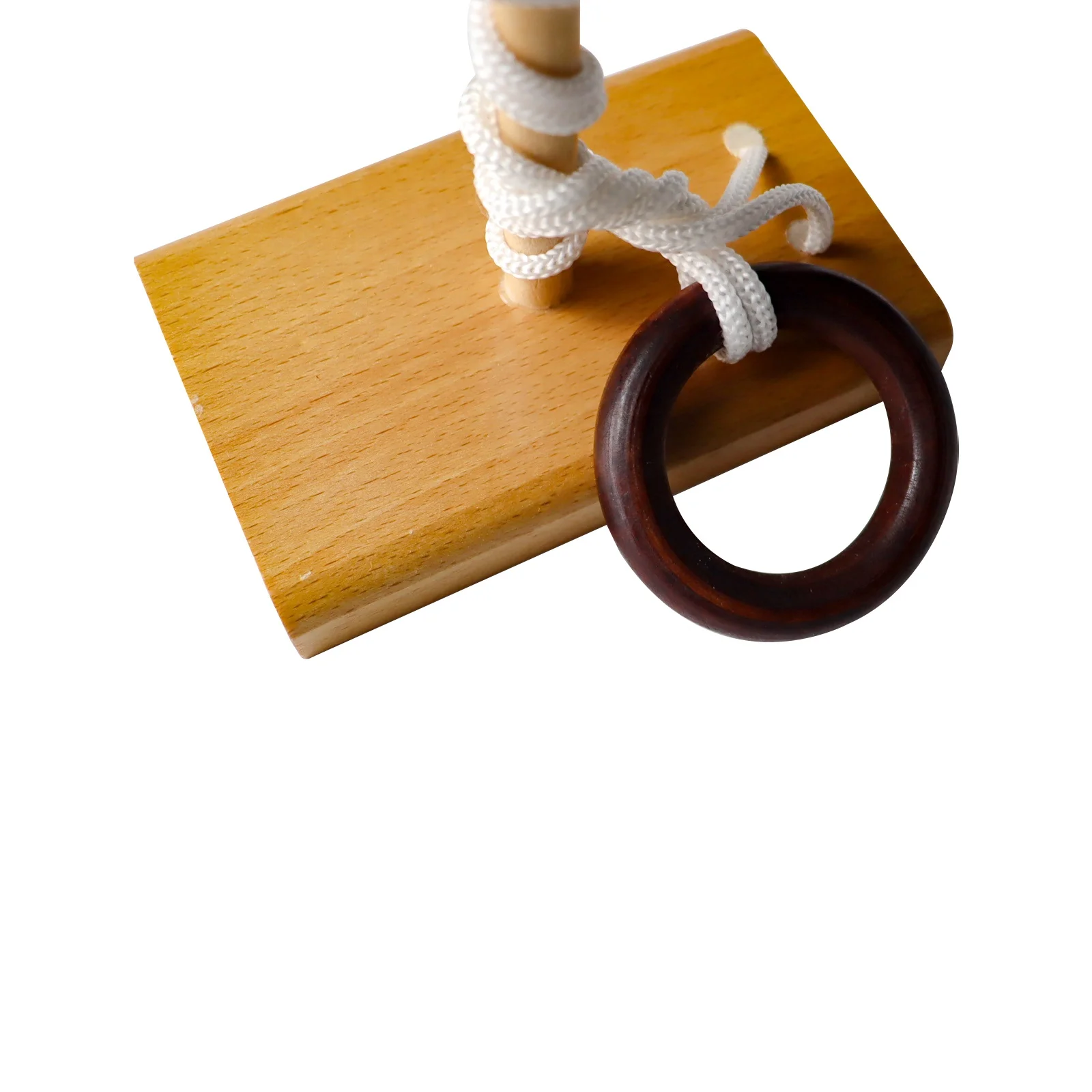 C01322 Educational Wooden Toys Ring Puzzles String Solution Central ...