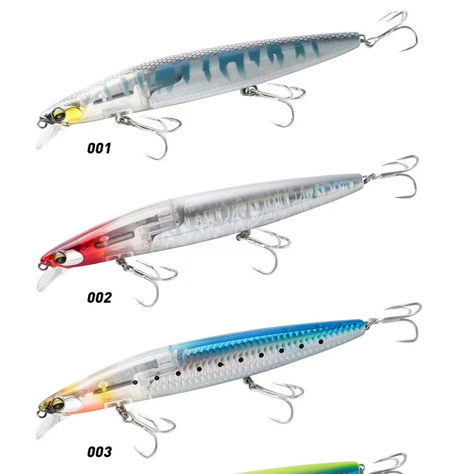 OEM Long Casting Hard Plastic Fishing Lure 27g Varying Colors 3D Eyes ...