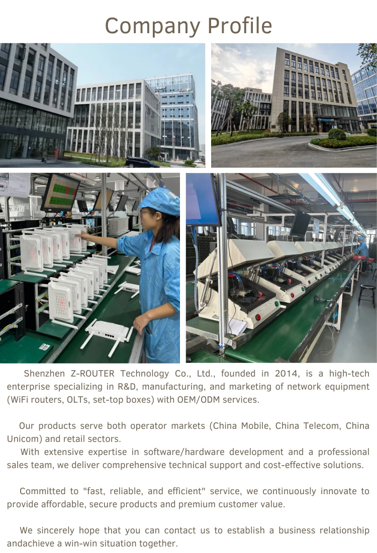 Zr-2662 Openwrt Wifi 6 Router - Strong Connection & Long Range