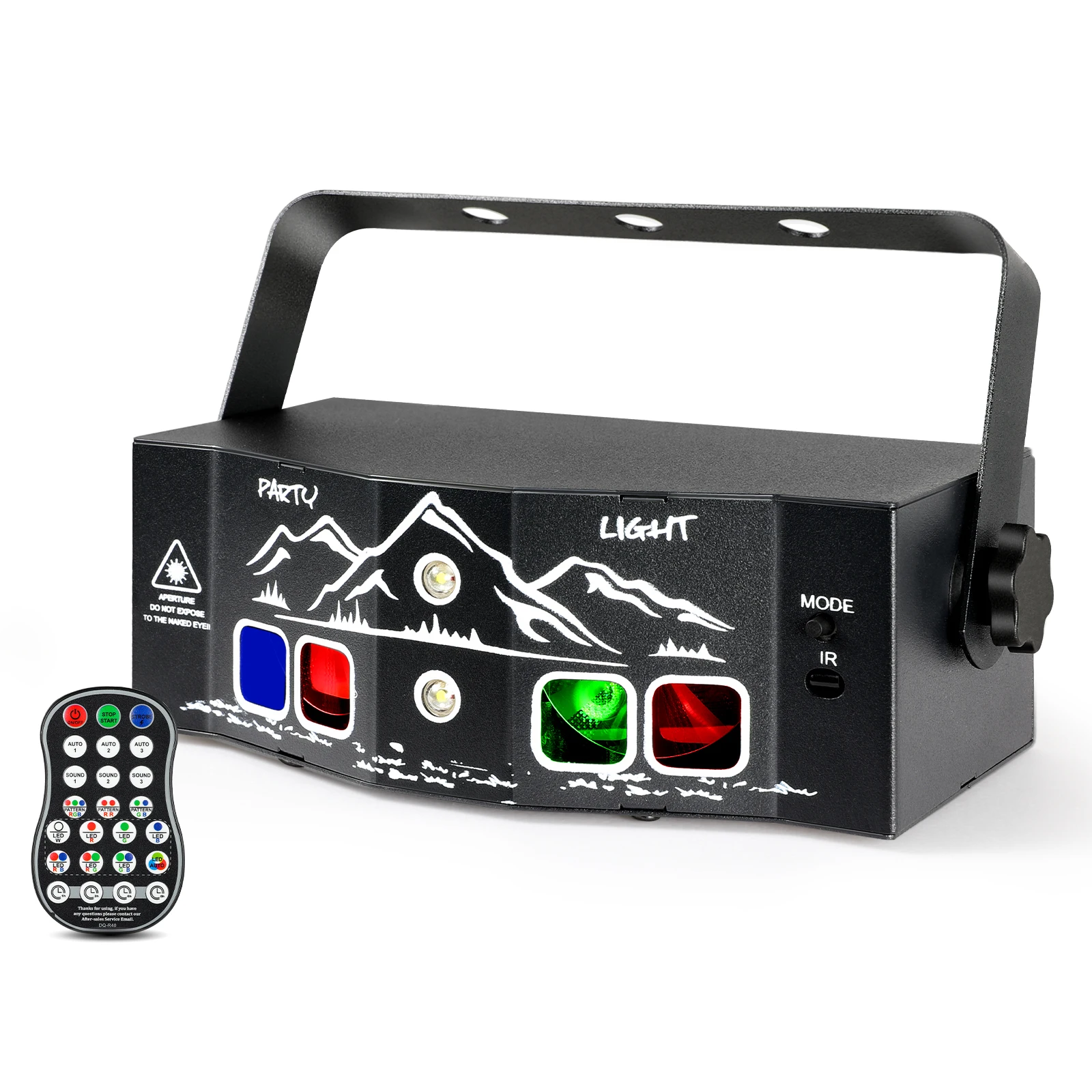 Four Lens Laser Show System Stage Laser Rgb Led Strobe Stage Lights ...