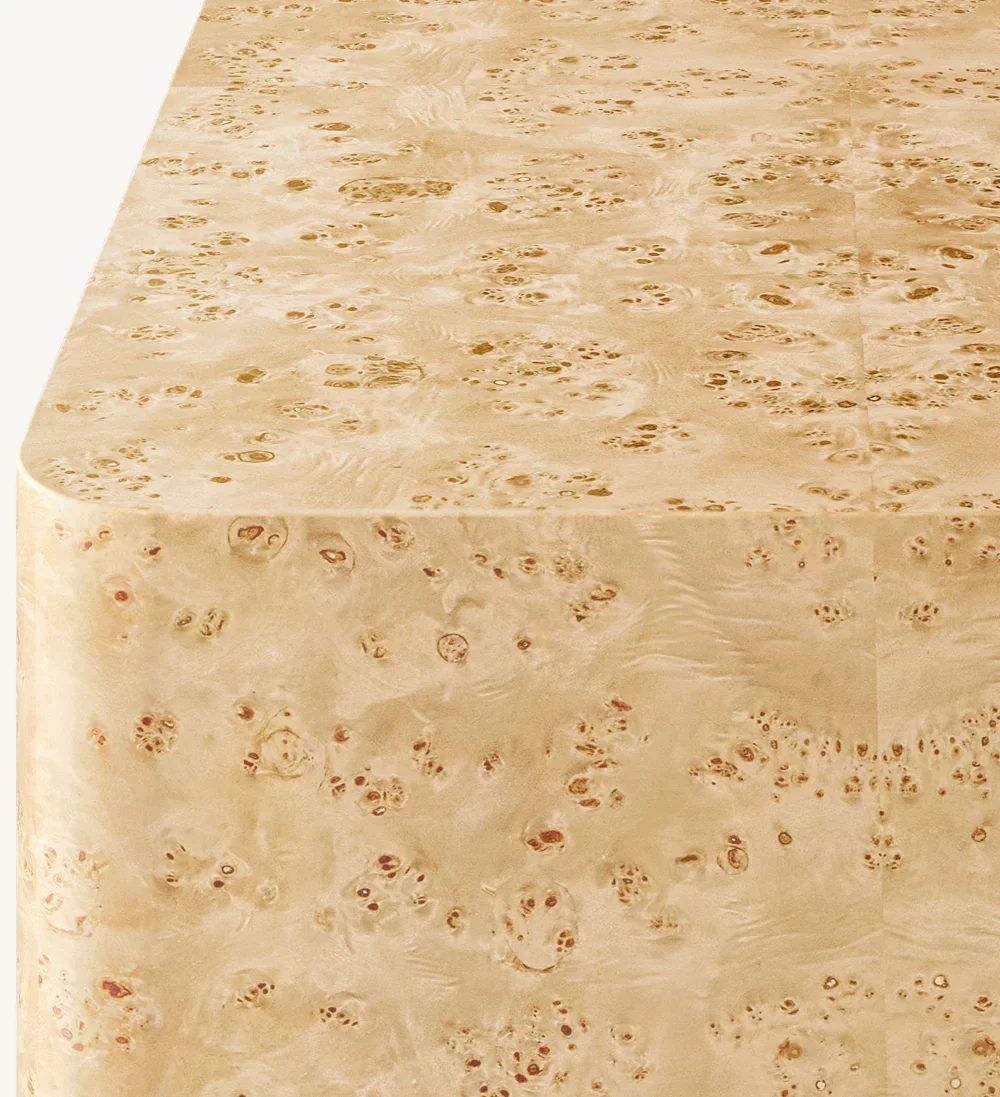 Modern Luxury Living Room Furniture Bardot Handcrafted Burl Plinth Coffee Table - Buy Plinth ...