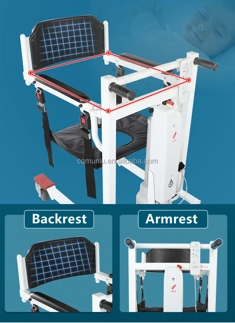 Multi-function Electric Transfer Chair - Commode Lifting Machine for ...