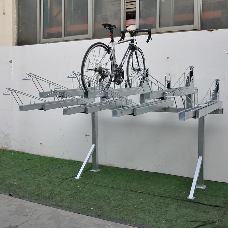 Double Decker Innovation Commercial Gass Assisted Bike Double Bicycle ...