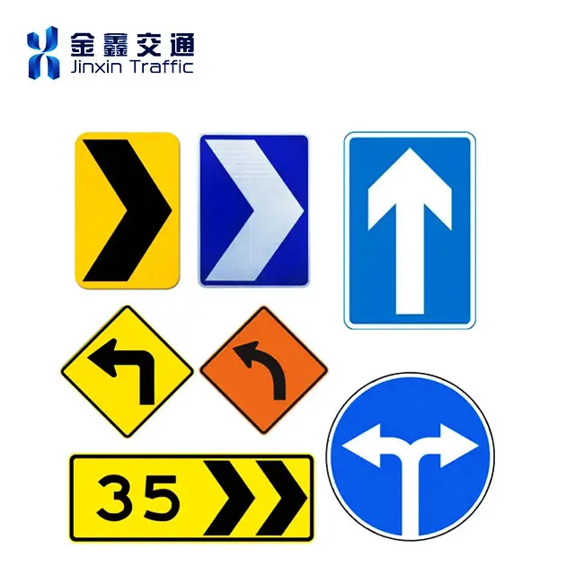 Reflective Direction Arrow Road Signs Traffic Arrow Chevron Road ...