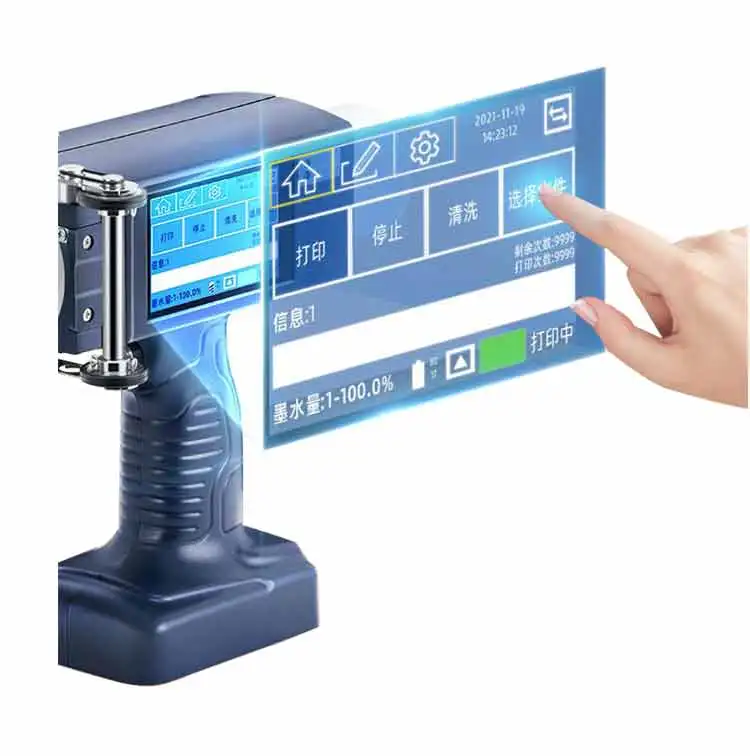 Large Character Handheld Inkjet Coding Printer for Leather & Metal