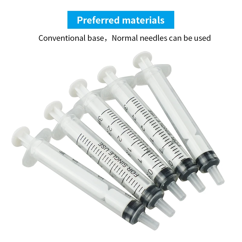 3ml Straight Mouth Dispensing Disposable Syringe Dispensing Syringe ...