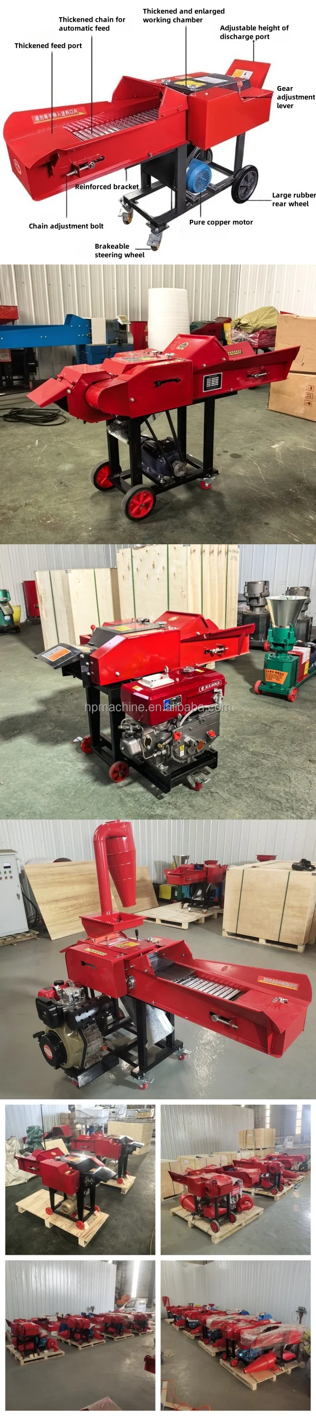 Silage Chopper Machine Feed Processing Machines Corn Silage Harvester ...