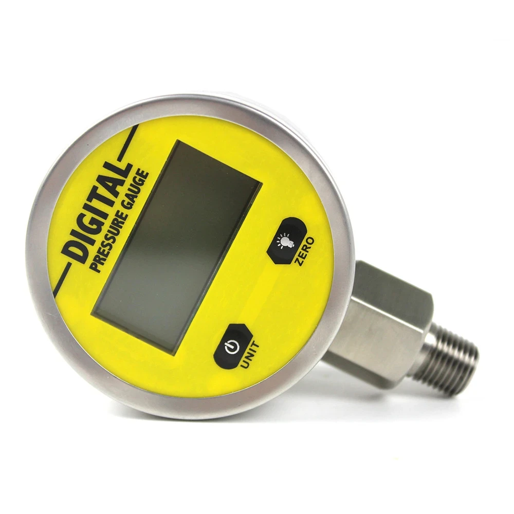 16bar 232psi Digital Pressure Gauge 1%fs Accuracy 65 Diameter Hydraulic ...