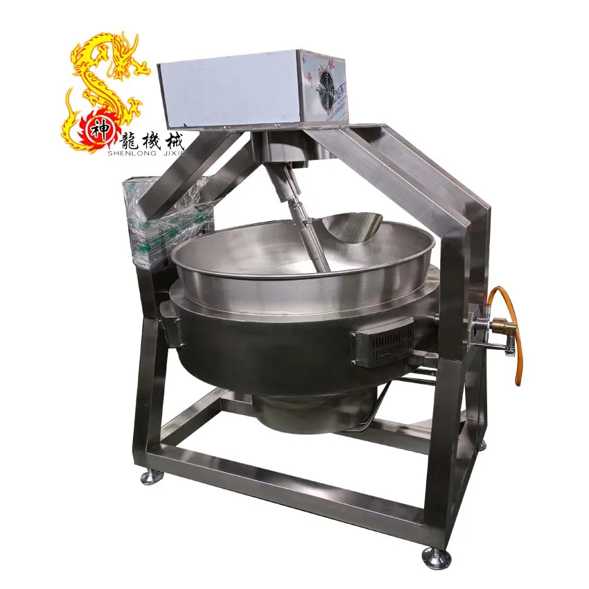 300L Industrial electric tilting automatic planetary cooker self ...