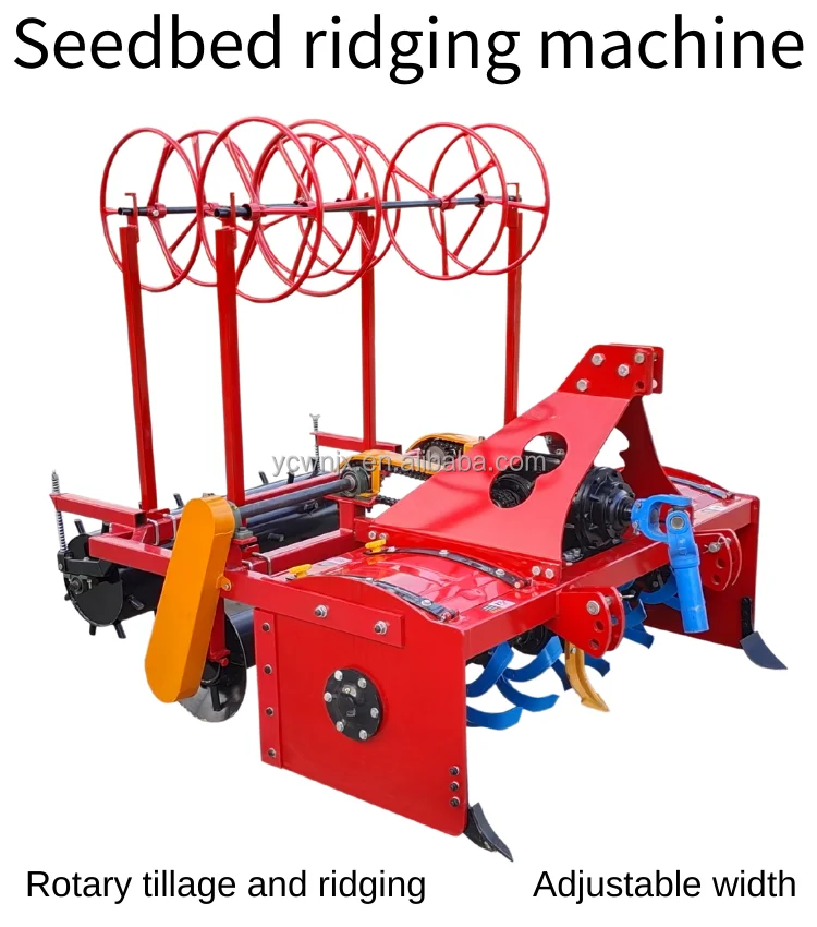 Farm Machine Bed Shapers Rotary Tiller Cultivator Seed Bed Maker Ridger ...