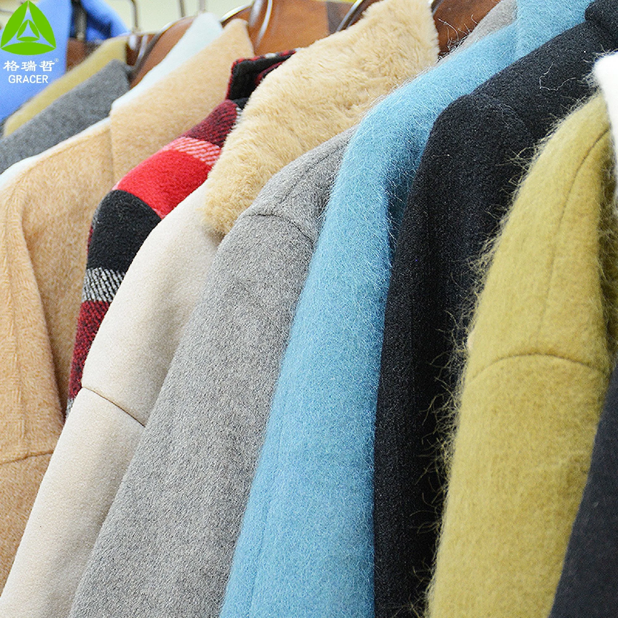 Winter Used Clothes Women Worsted Coat Second Hand Clothing