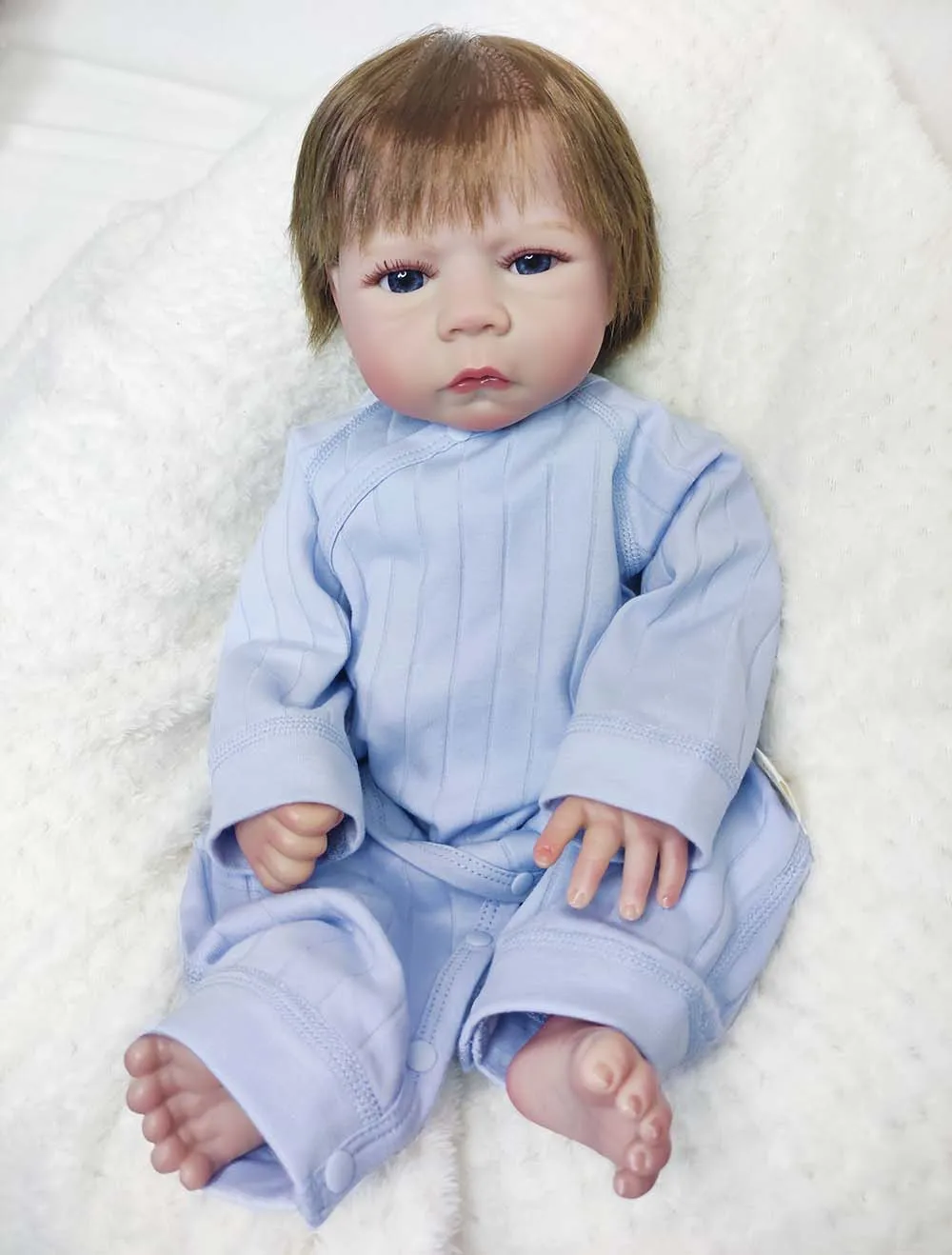 R&B Premie Newborn Baby Doll - Soft Full Body Silicone Vinyl Kit