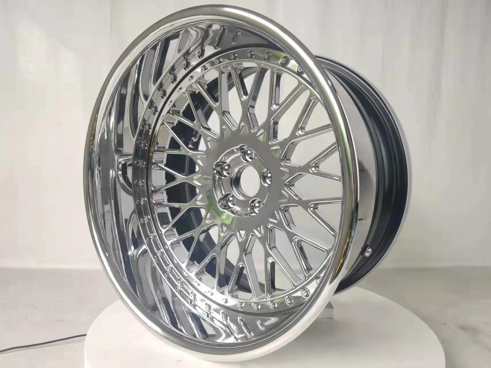 3 Piece Forged Aluminum Alloy Wheel Rims for Passenger Cars